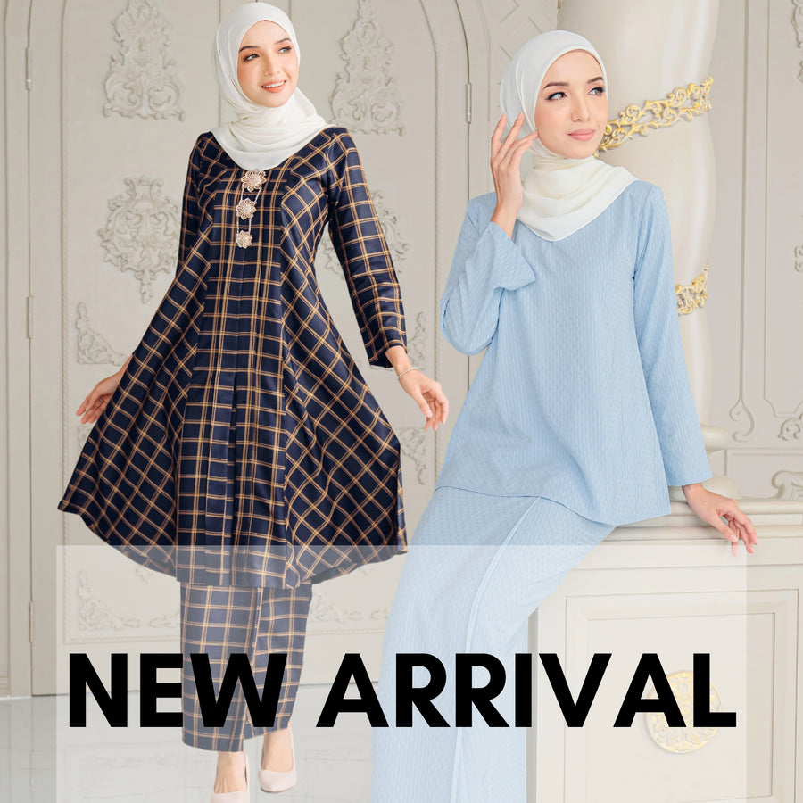 Kuntum | Baju Kurung Cotton Moden Plain